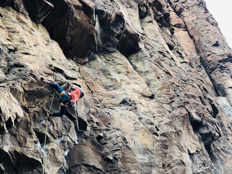 Rock Climb Solo Man (or Homo Erectus Soloensis), Santa Fe Area