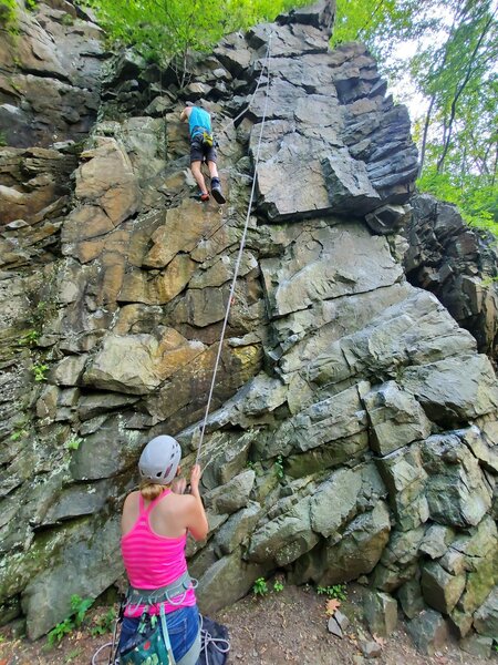 Rock Climb Clown Shoes, Birdsboro Quarry