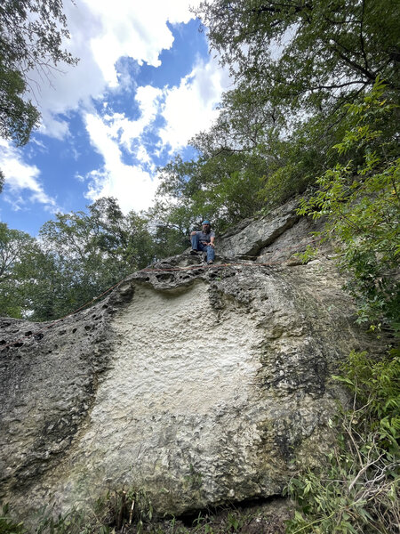 Rock Climb Trad Dad, Austin Area