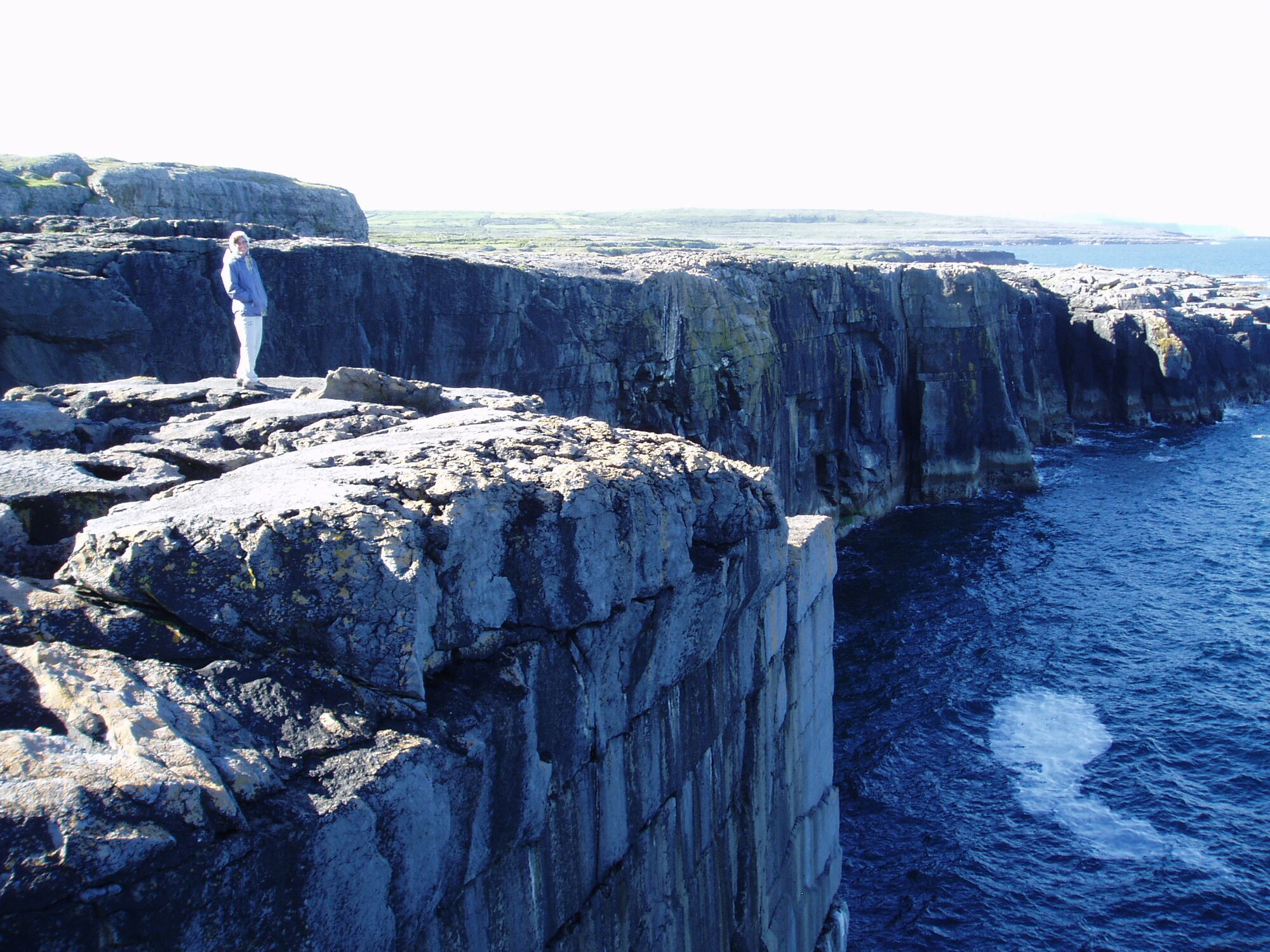 Either a Part of Ailladie in County Clare on the west coast, NNW of ...