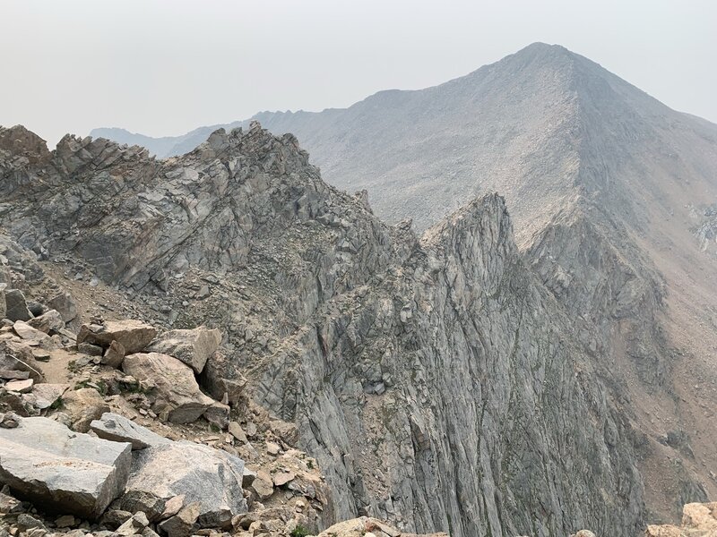 Rock Climb Sawtooth Traverse, Alpine Rock
