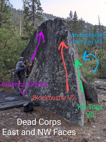 Bouldering in Dead Corps, Sequoia & Kings Canyon NP