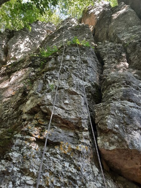 Zweiter Riss (you can see Erster Riss in the top right corner of the photo)