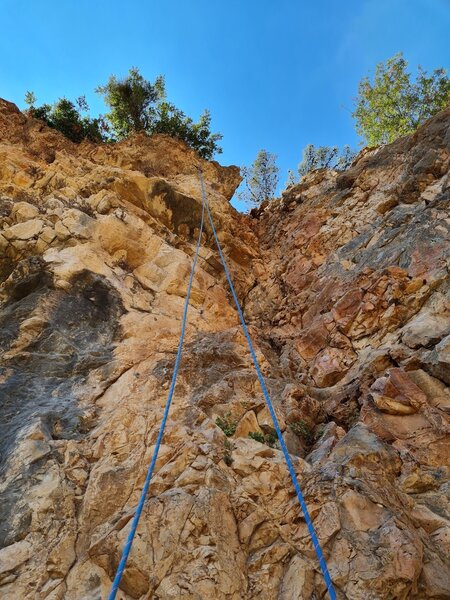Rock Climb Mickey Mouse, Nakhal Modi'im Cliff