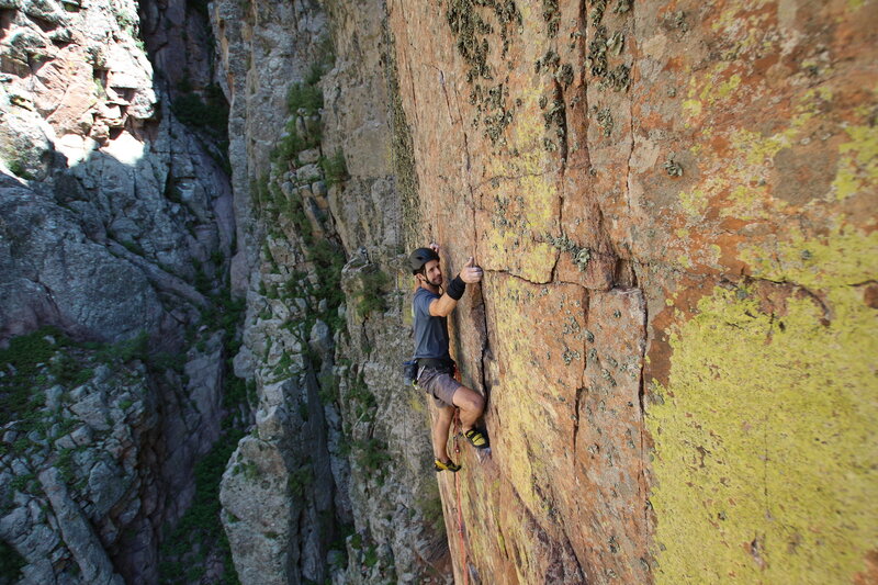 Rock Climb Medicine Man, Sandia Mountains