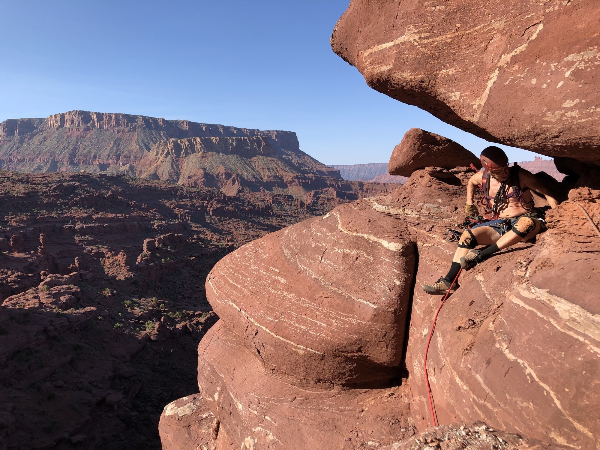 Jeremy A following the P3 dwarf crawl.