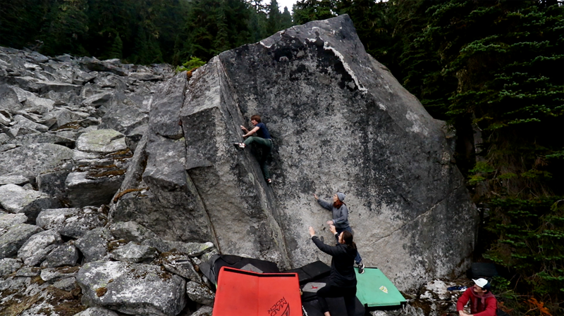 Climbing in Temple Boulder, Central-West Cascades & Seattle