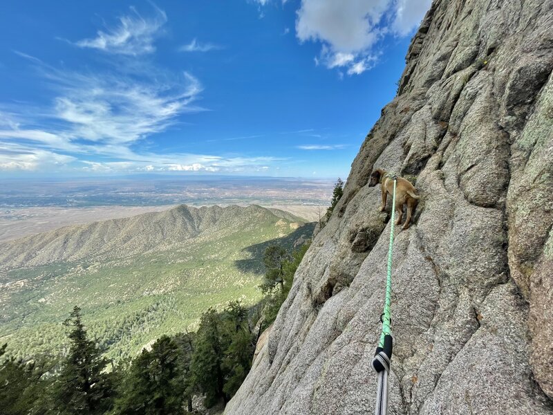 Rock Climb Route 6, Sandia Mountains