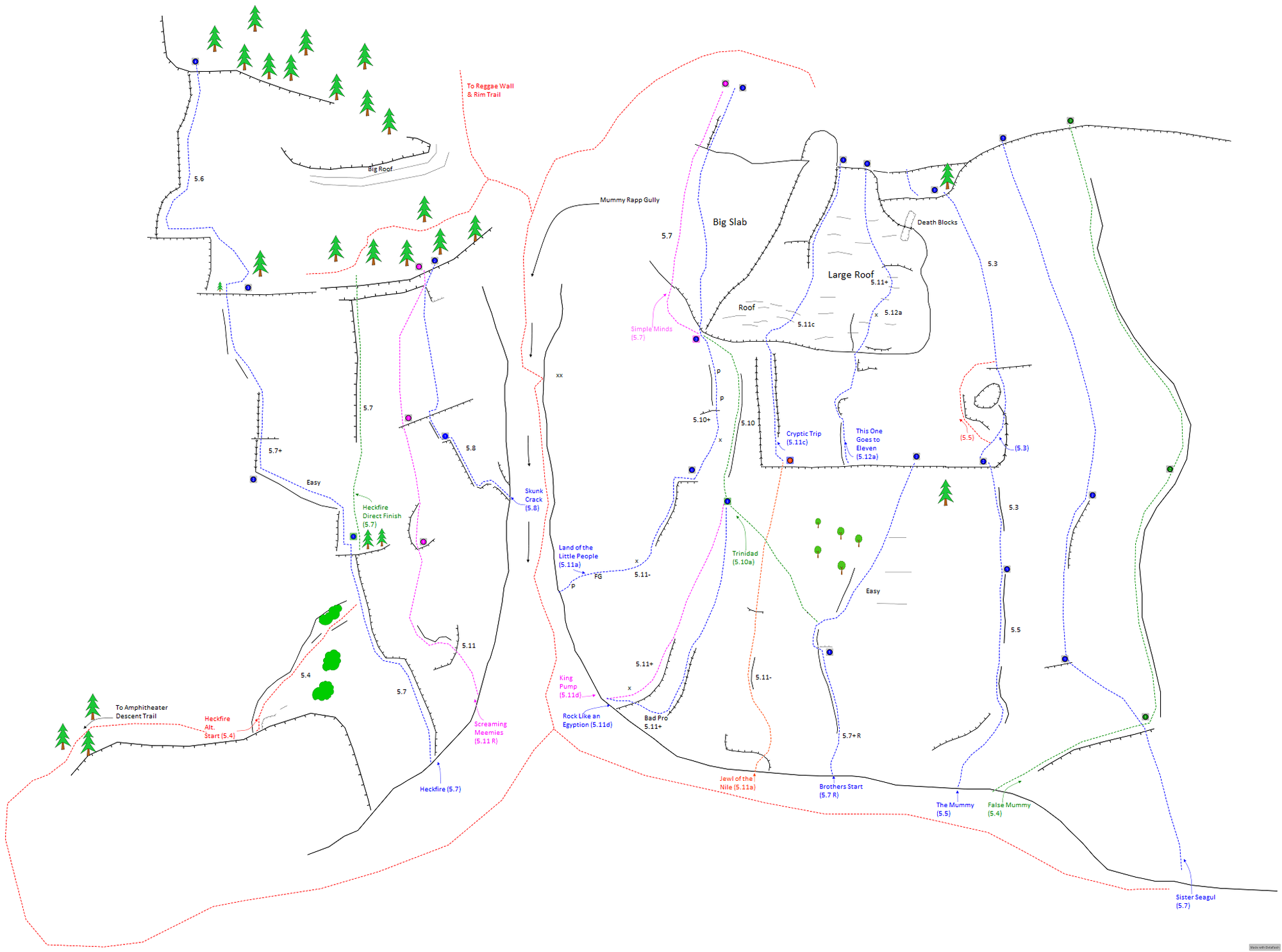 Amphitheater South Side Topo