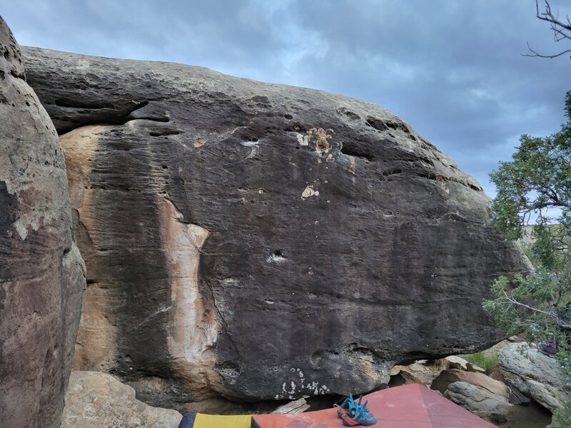 Climbing in Black Boulder, Central Utah