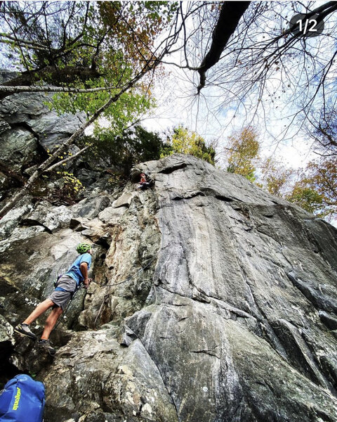 Rock Climb Pet the Rabbits, Western MA