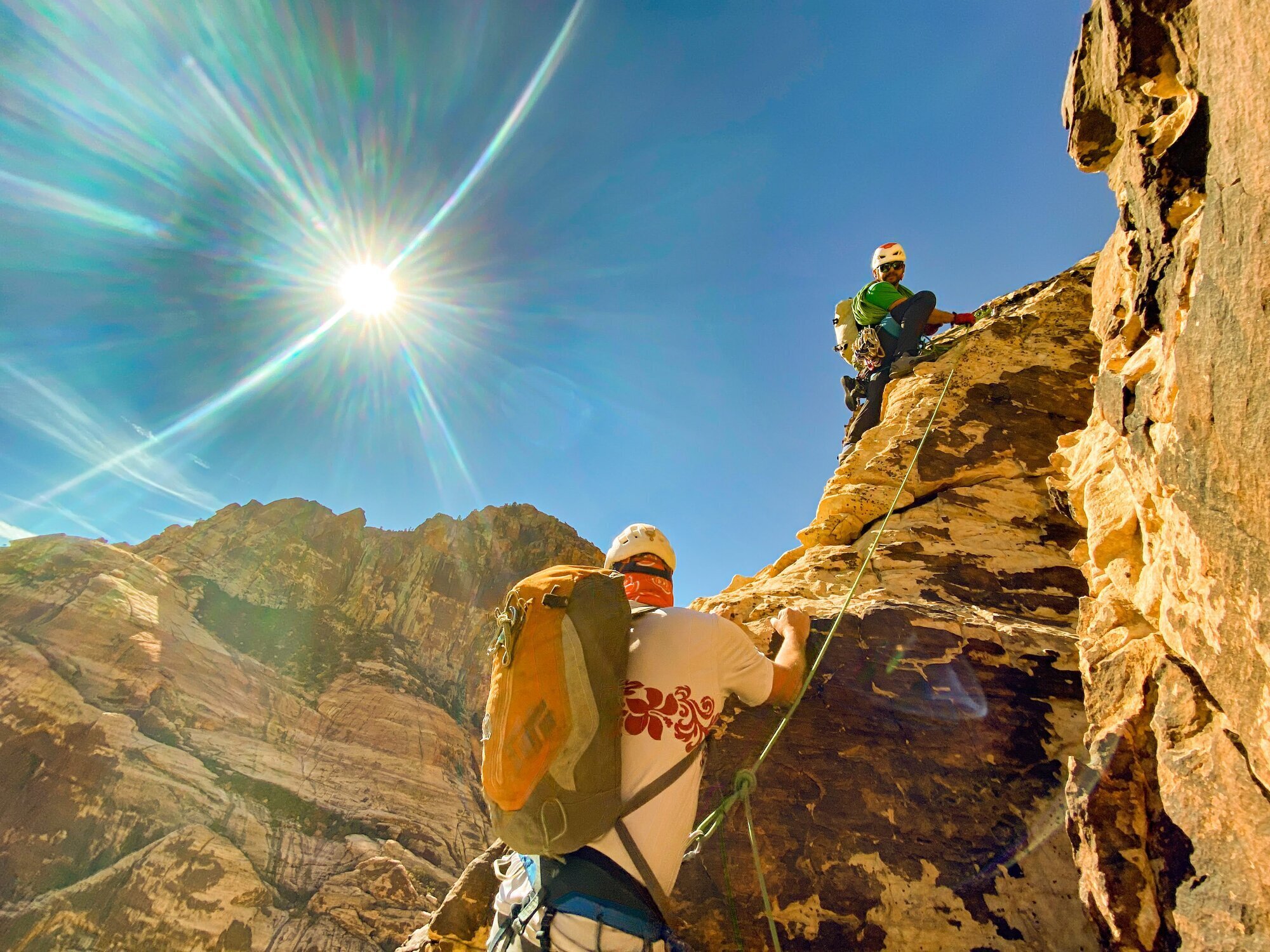 Walker Spur to the summit of Mescalito during the AMGA Rock Guide Exam