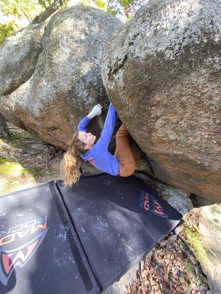 This angle is more indicative of what the boulder looks like from the ...