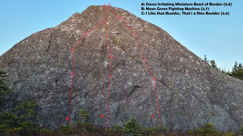 Rock Climb I Like that Boulder, That's a Nice Boulder, Newfoundland and ...