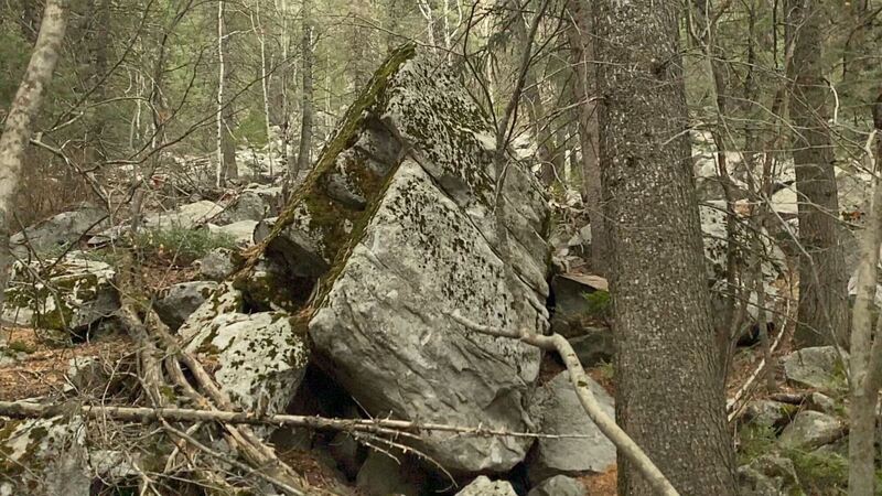 Climbing in Bridge Boulders (AKA Junkie Boulders), Little Cottonwood Canyon