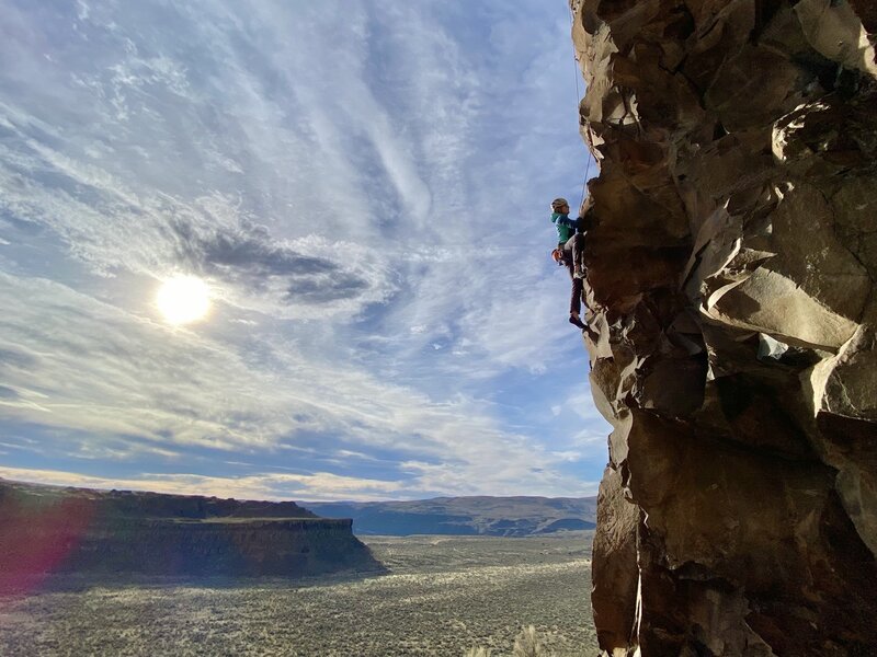 Rock Climbing in Far End, Frenchman Coulee (Vantage)