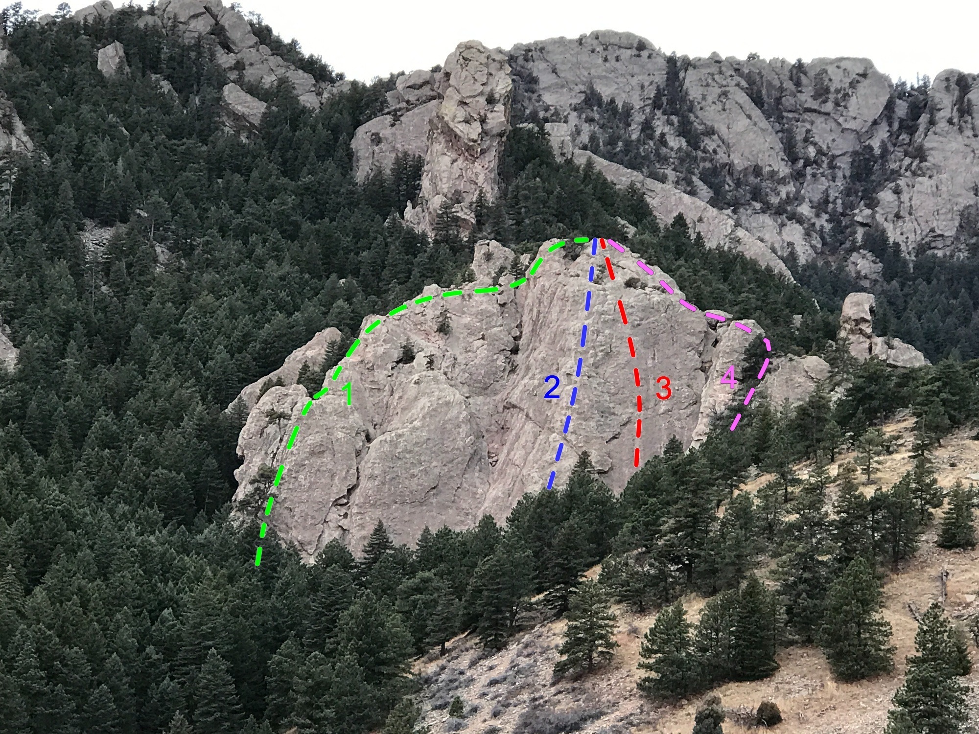 An overview of Front Porch, as seen from the NCAR trail approach: 1 ...