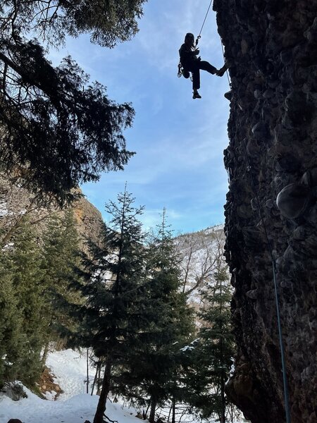 middle of january frickin cold man