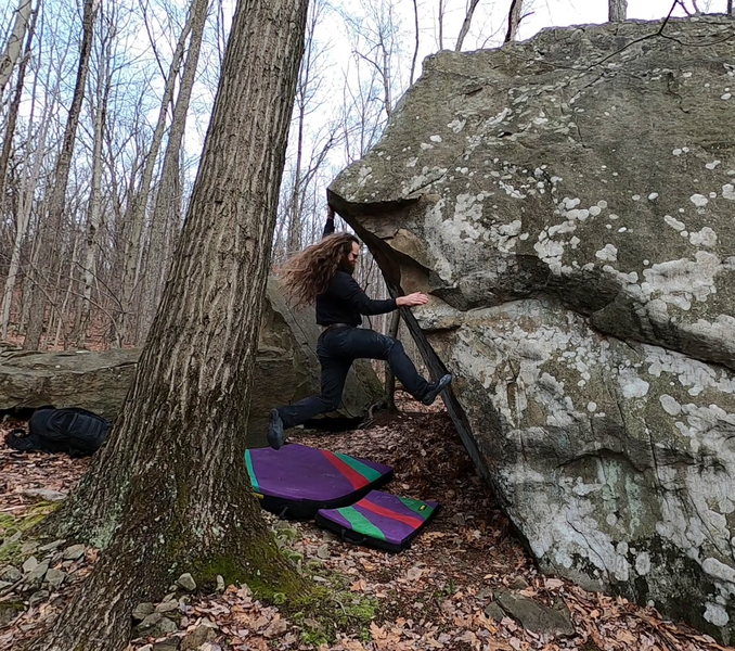 Most badass move on one of the best V5s in the Cheat Canyon.