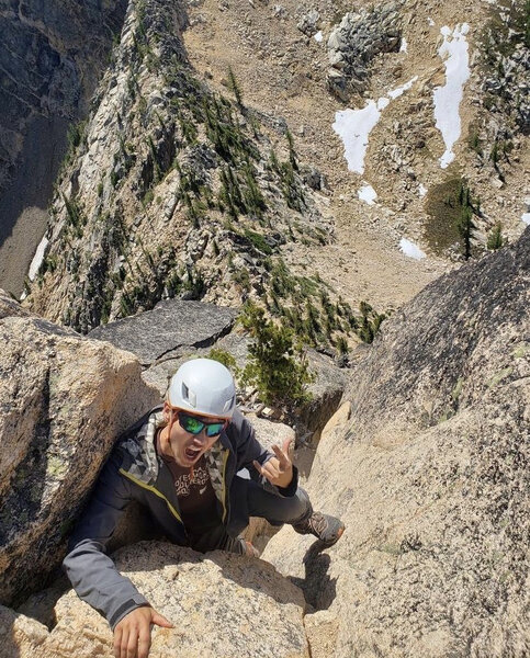 A mostly unexposed, easy solo with a couple of semi-exposed spots. Here ...