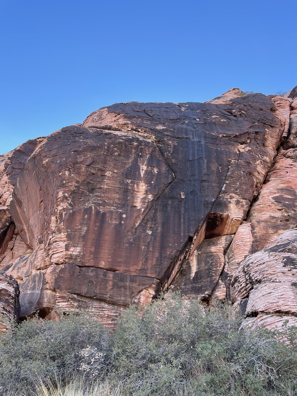 Start off the boulder on the left side of the feature.