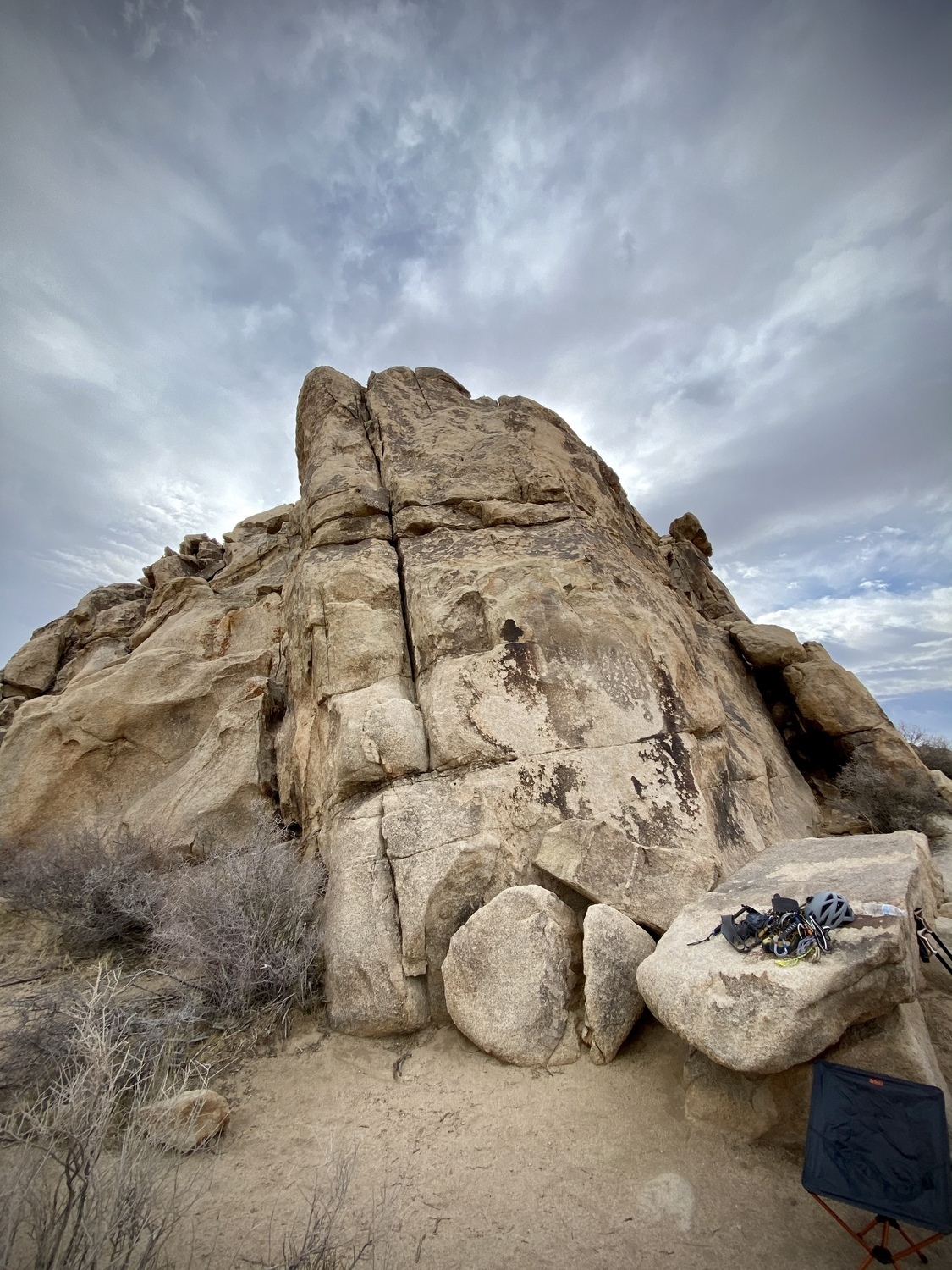 "Shardik" the obvious crack line, on the north side of Bear Island.