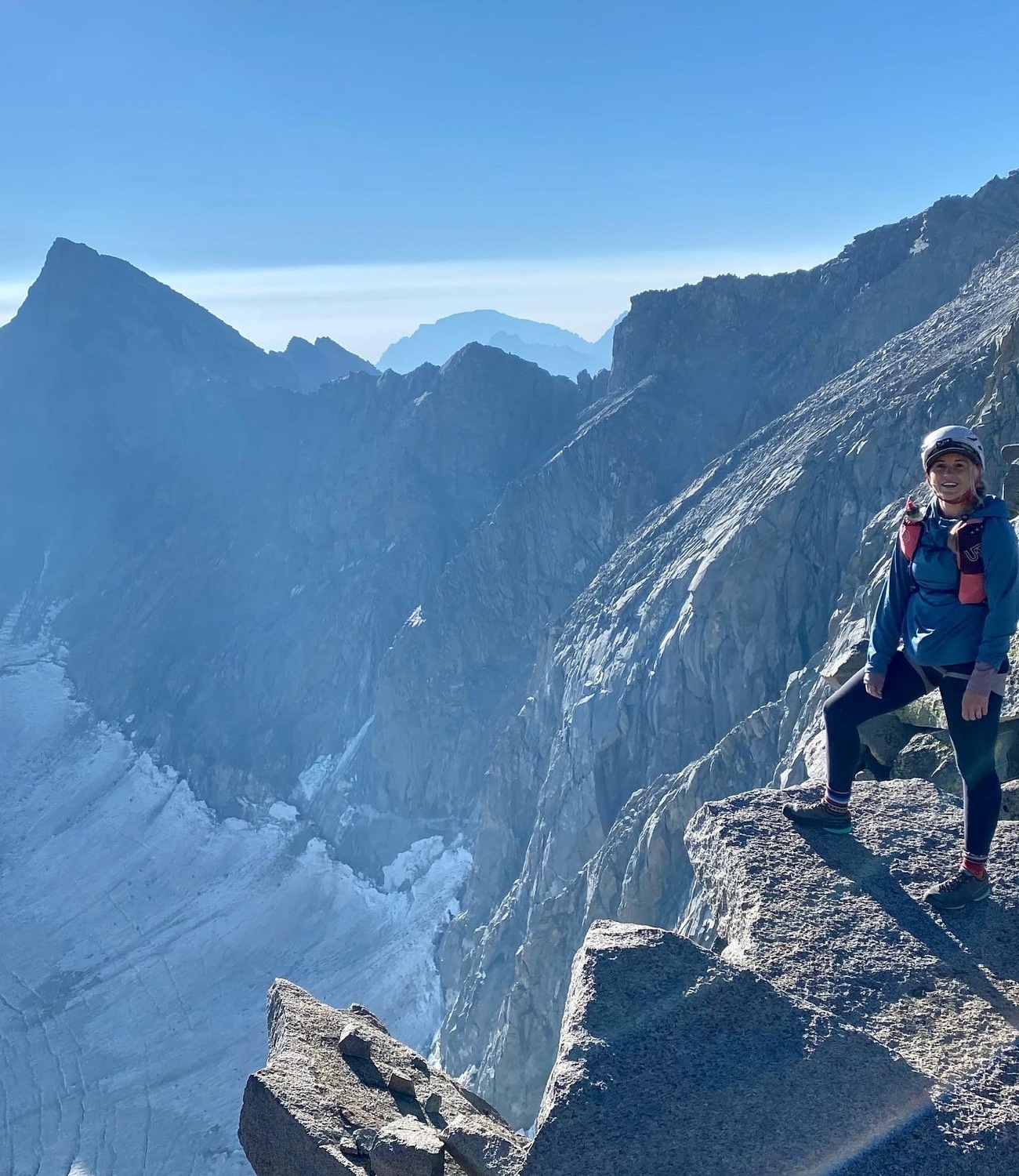 Staring across at our end point mt sill. Made it in 5 hours