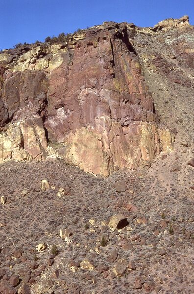 Rock Climbing in Red Wall, Smith Rock