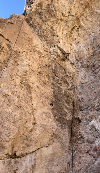 Rock Climbing in Cave Sector, Southern Nevada
