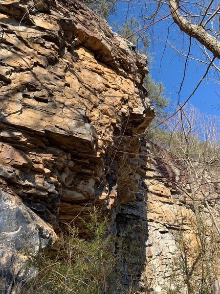 Rock Climbing in Pig Wall, Denny Cove
