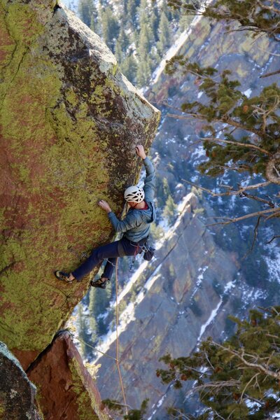 The first boulder problem.