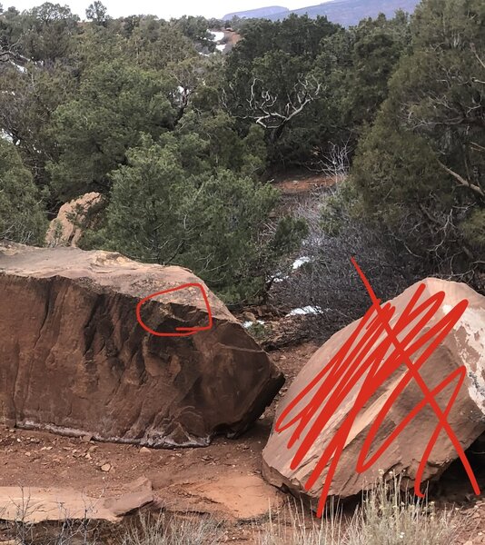 Match hands on jug. And mantle up. Boulder to the right is off for ...