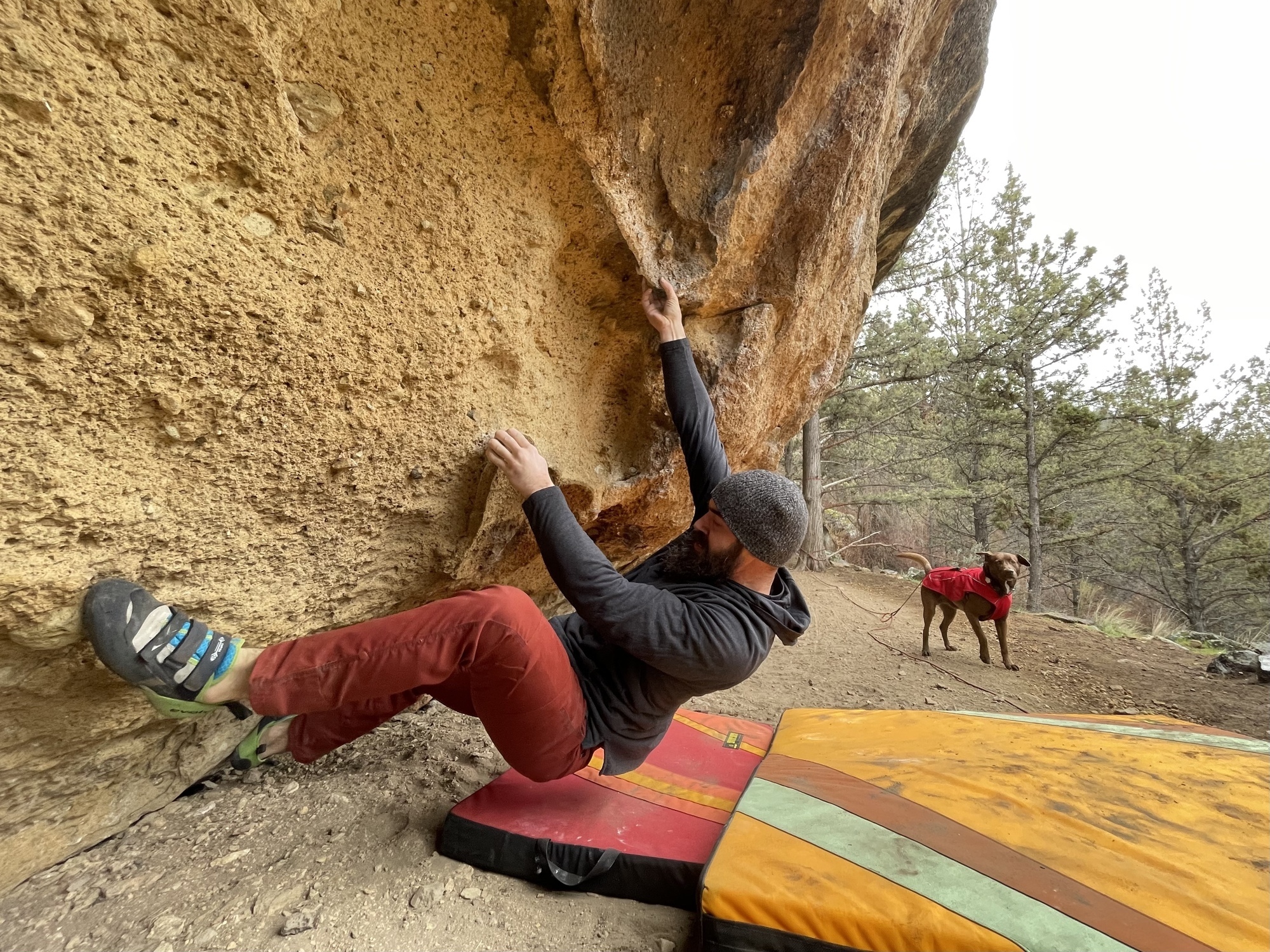 Everett on the low crux undercling