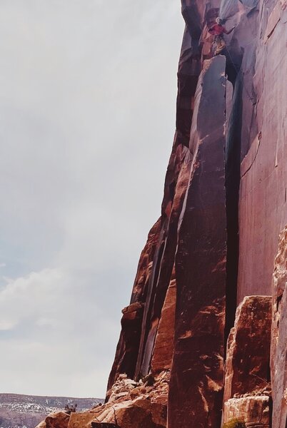Rock Climb Pinch It, Indian Creek