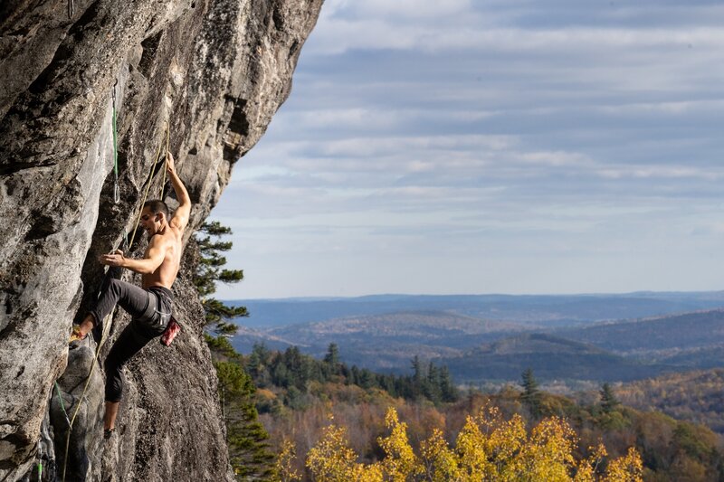 Rock Climb What About Bobcat, -Shagg Crag