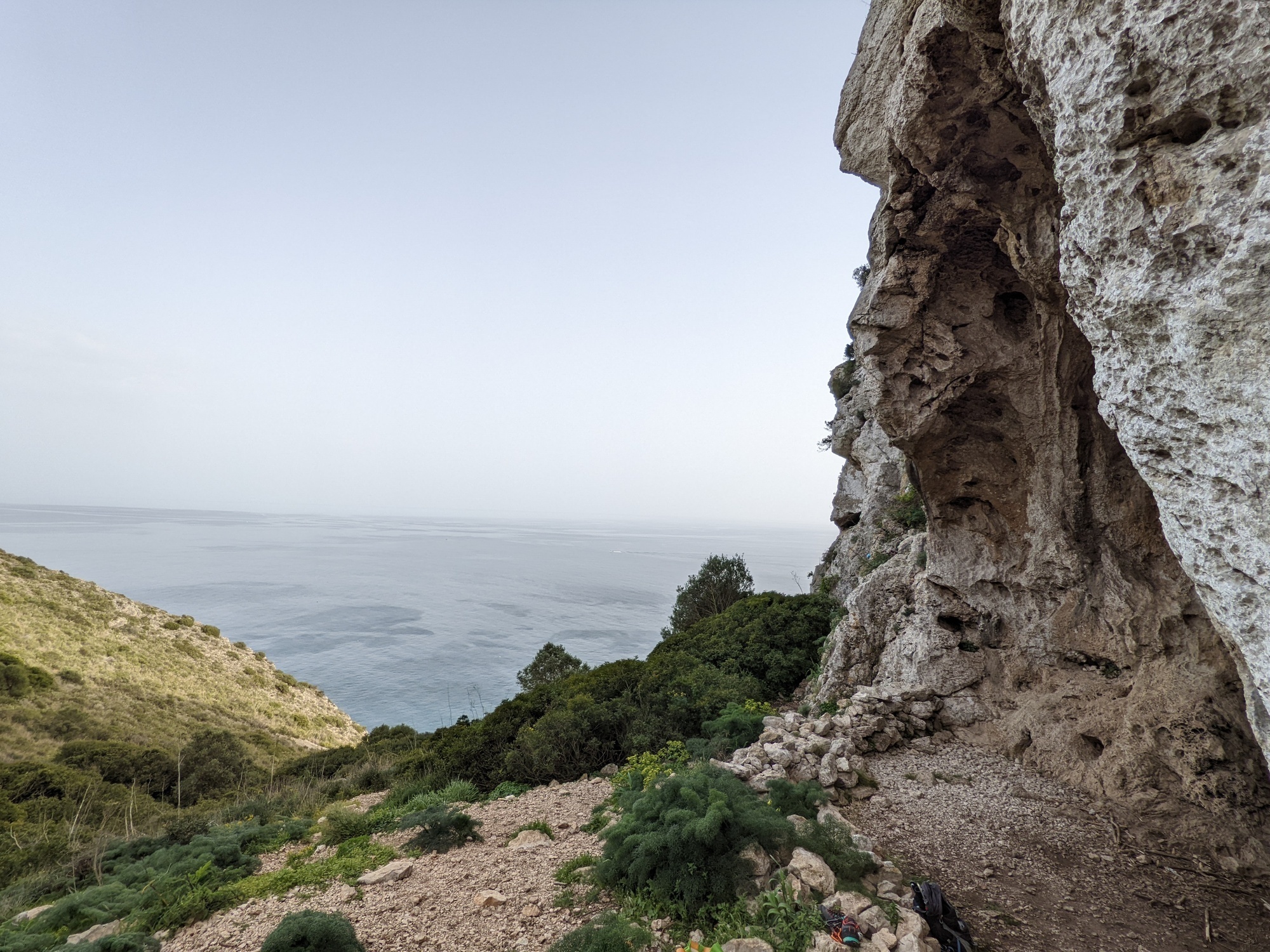 The cave of Cova Mijona