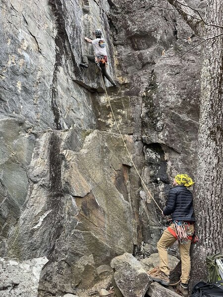 Opening moves off the ledge.