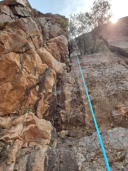 Rock Climb Women and Children First, Central Arizona