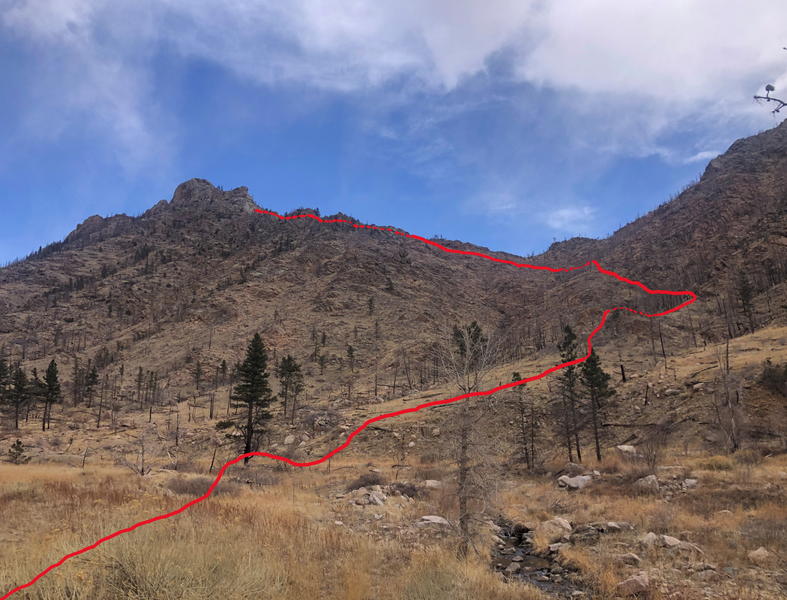 Rock Climbing in Aiguille du Greyrock, Fort Collins