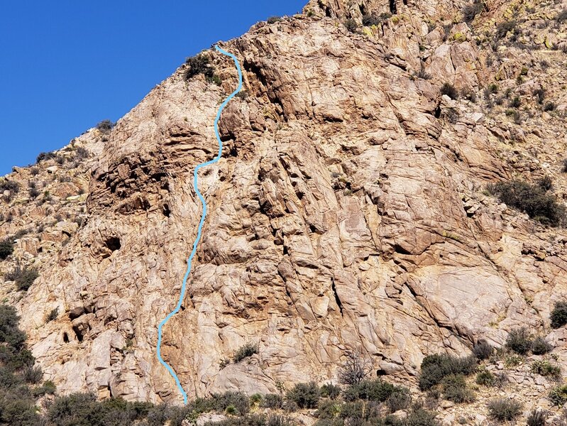 Tear Drop Route - view 2