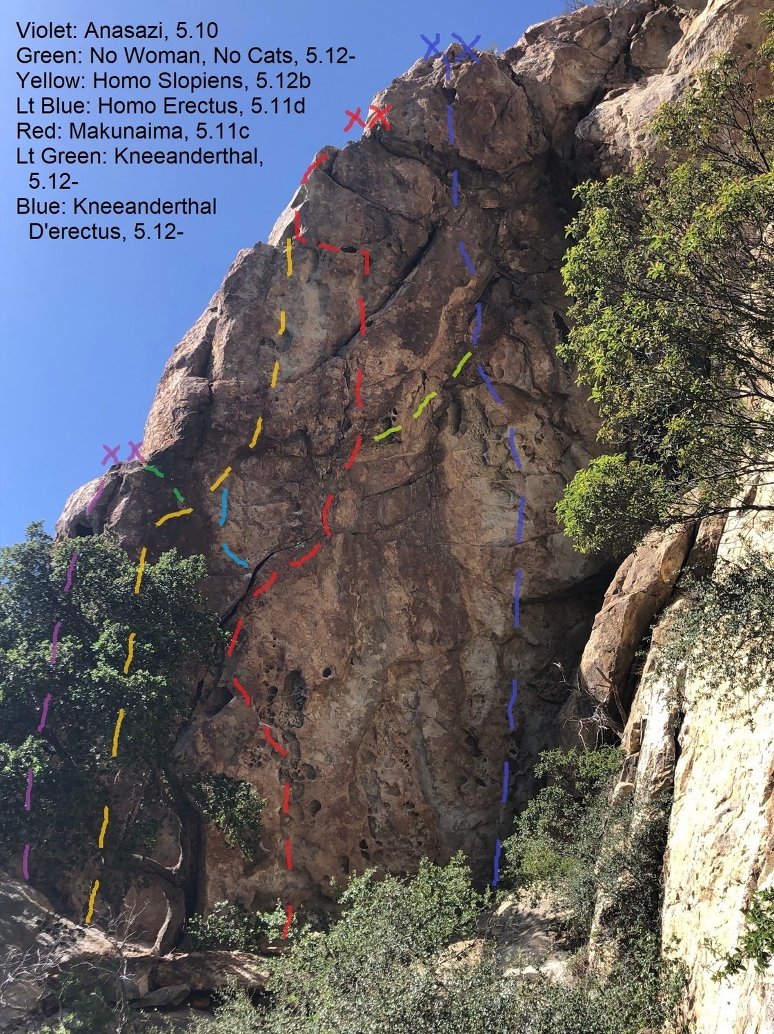 Overlay of Makunaima Wall on left side of Makunaima Amphitheater