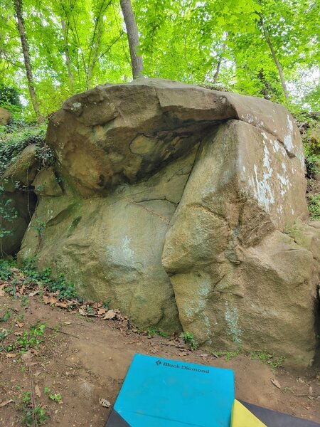 A look at the whole problem (this is the boulder to the left of the ...