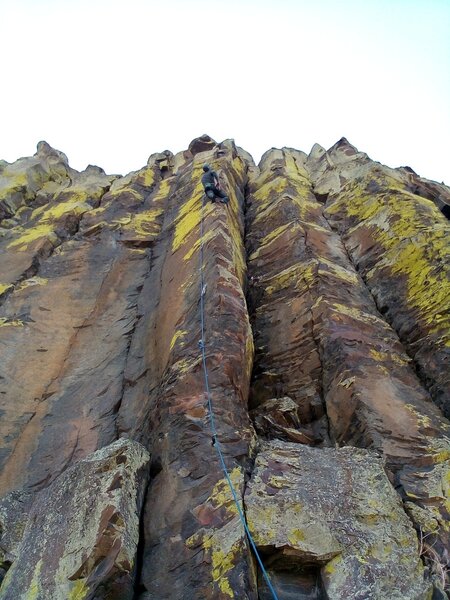 Josh braving the choss on Kashmir
