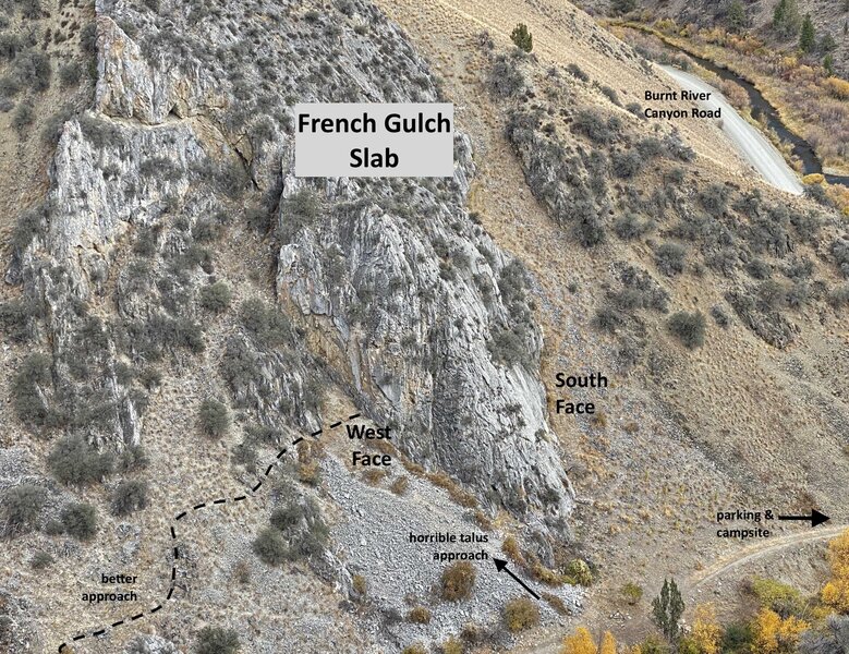 French Gulch Slab overview
