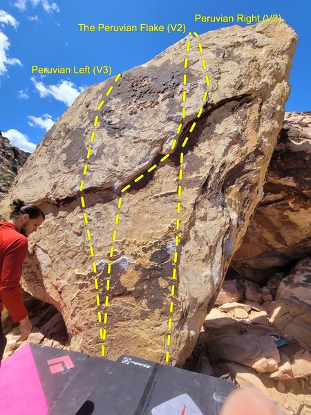 3 variations on The Peruvian Flake