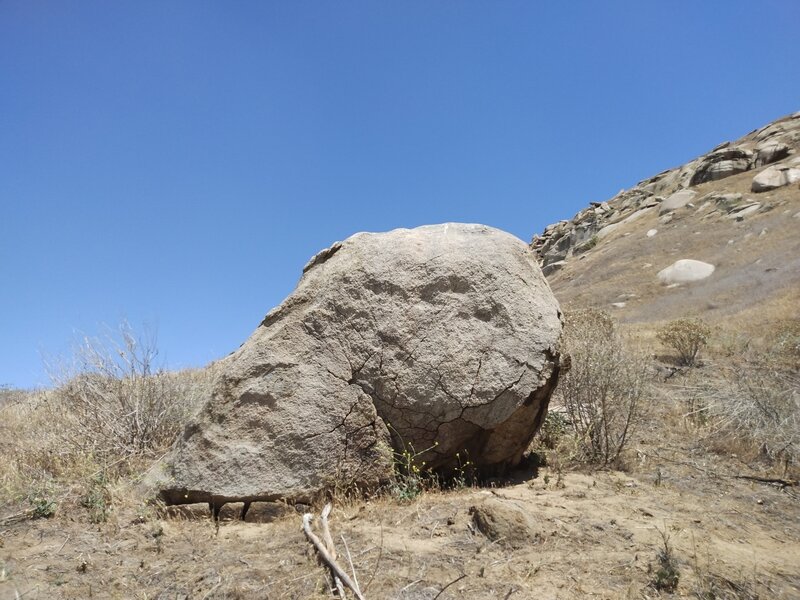 Picasso Rock, Box Springs Mountain Reserve A. Picasso Slab (V-easy) B ...