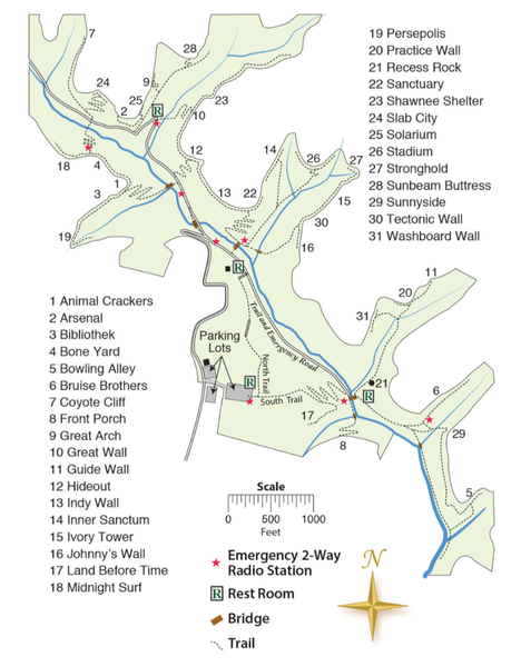 Muir Valley Map as of 2022
