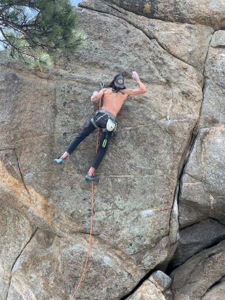 Matt Beckwith on his redpoint go of Blackout.