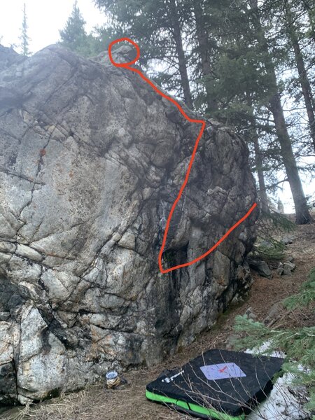 Start on the right, work your way to the middle, climb up, and then to ...