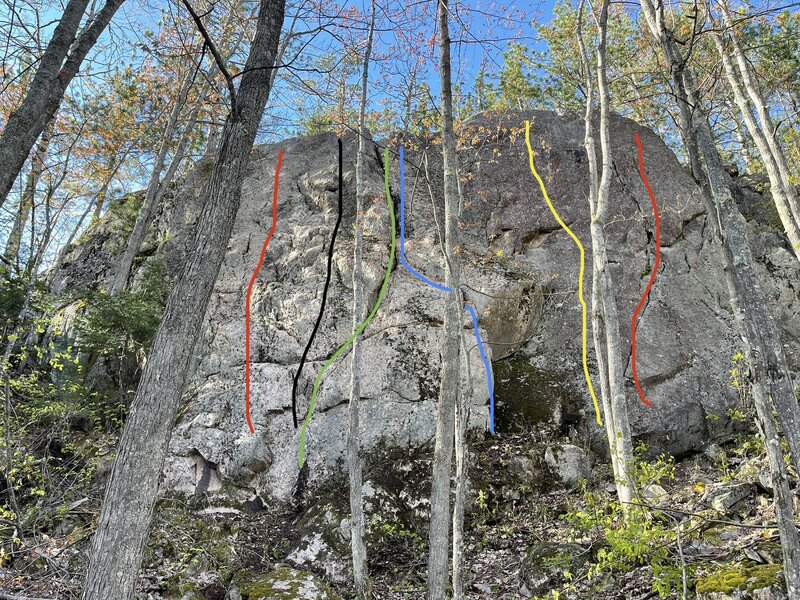 Routes left to Right: A Walk in the Shire, Furry Hobbit Feet, Mines Of ...